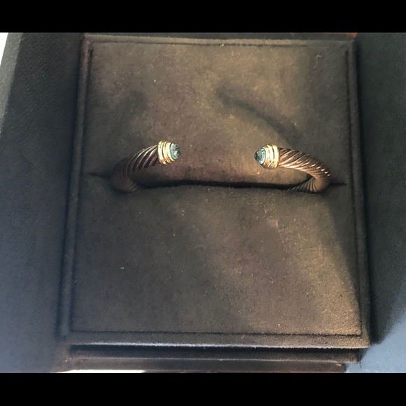 David Yurman | Jewelry | David Yurman Cable Classic With Blue Topaz ...